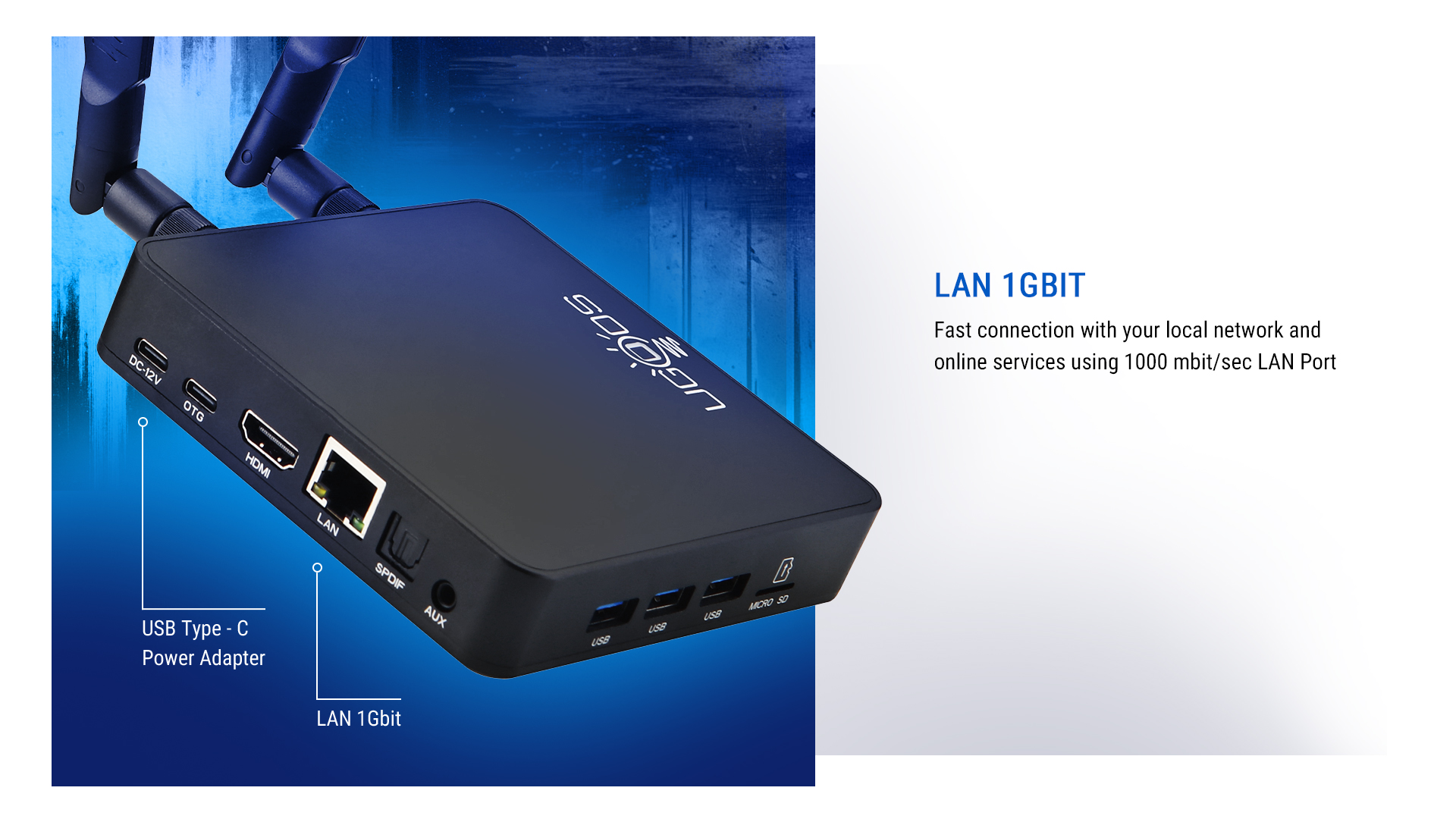 Ugoos AM9 64bit Android TV Box