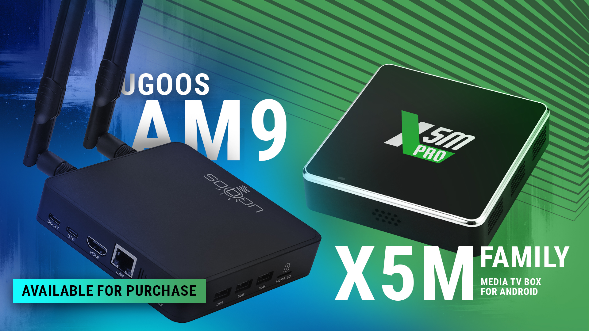 Ugoos AM9 & X5M PRO Launch